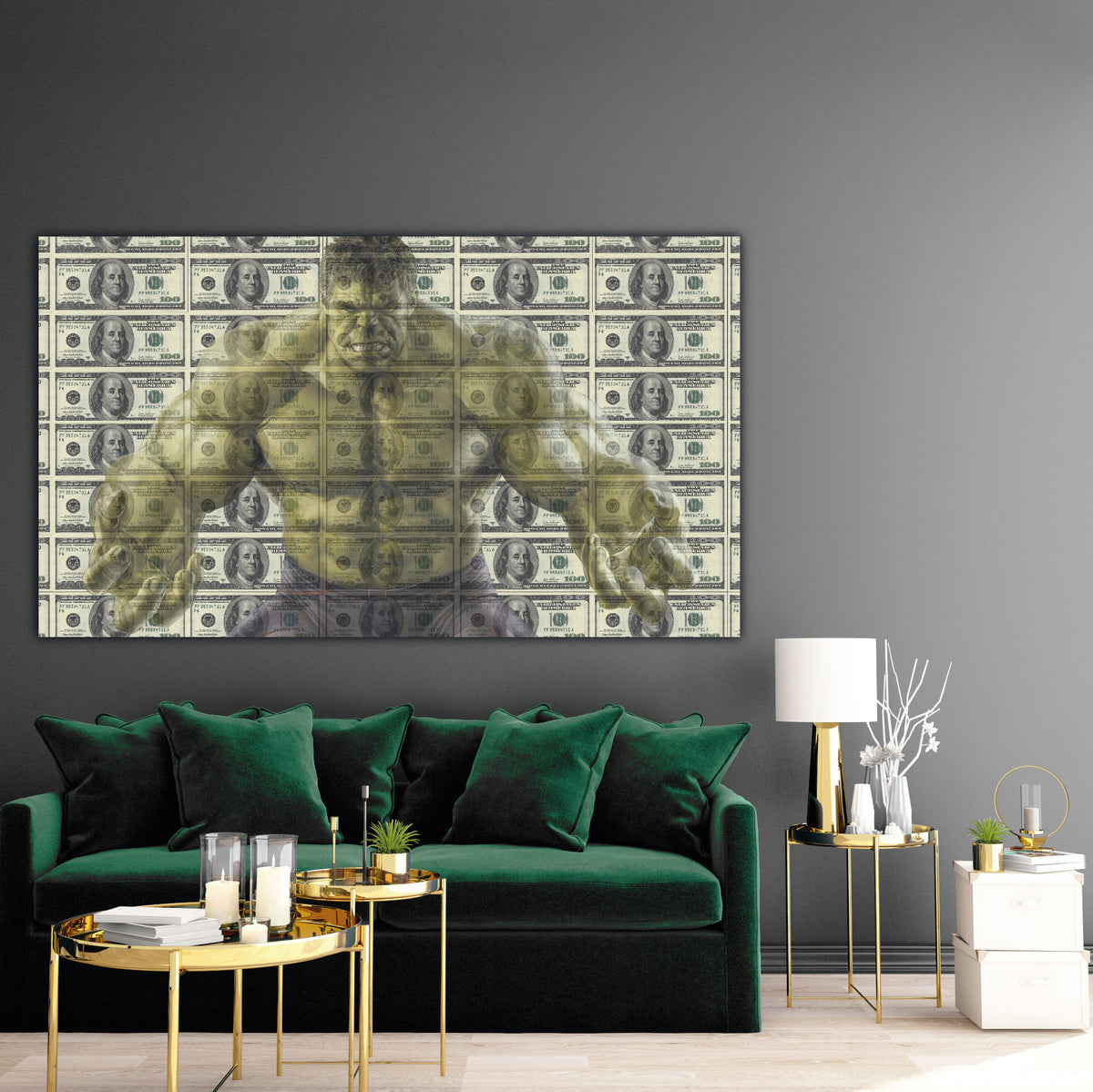 HULK DOLLAR ART – DALUXE ART